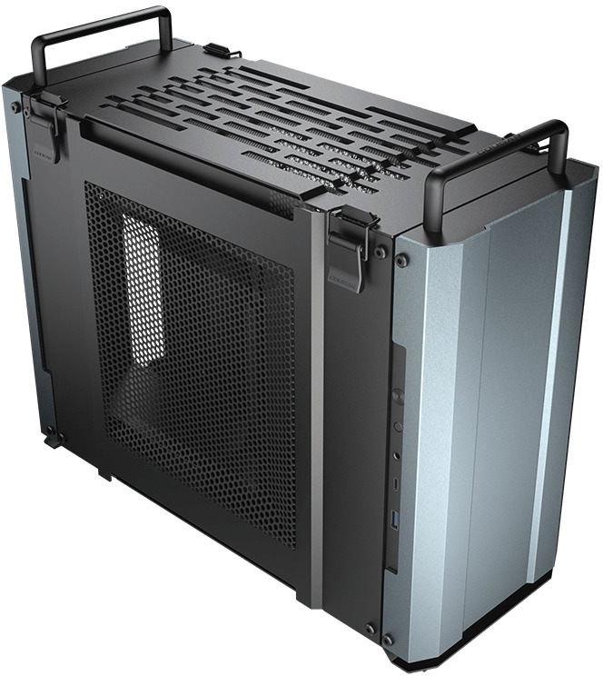 Cougar Dust 2 Mini-ITX Military style Case Iron Grey | Computer Alliance