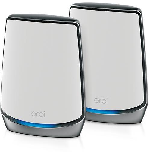 Netgear RBK852-100AUS Orbi Pro WiFi 6 AX6000 Tri-Band Mesh System 2 ...