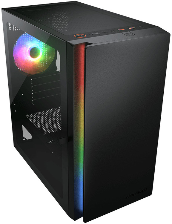 Cougar MicroATX PURITY RGB BLACK Tempered Glass Case | Computer Alliance