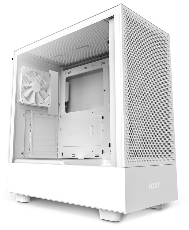 NZXT ATX H Series H5 Flow Edition All White CC-H51FW-01 | CA