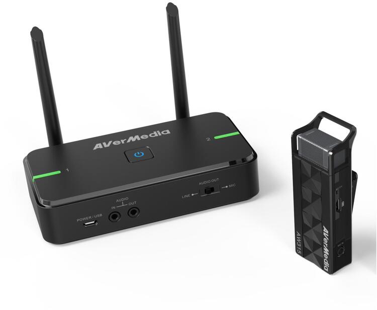 AVerMedia AW5 AVerMic Wireless Microphone & Classroom Audio System ...