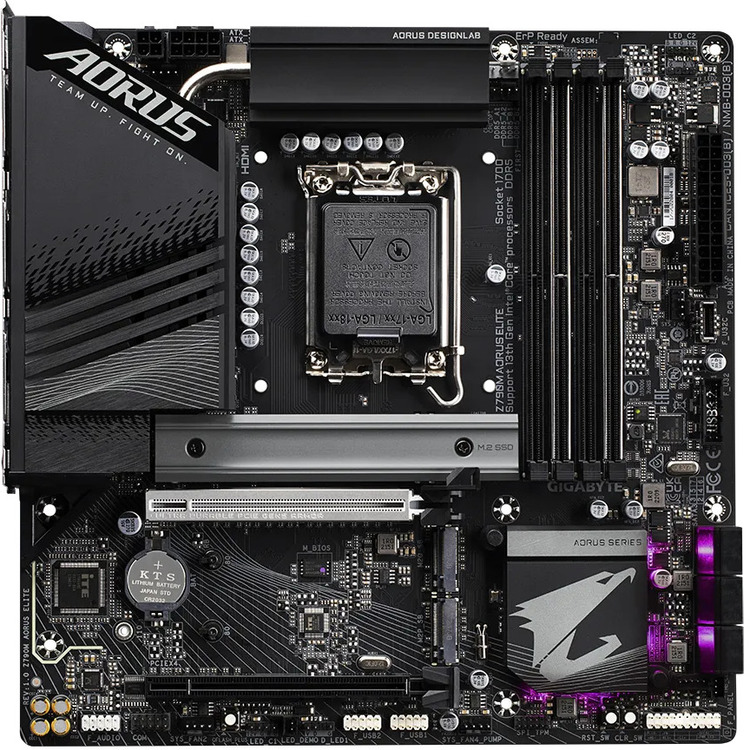 Gigabyte S1700 MicroATX Z790M AORUS ELITE DDR5 Motherboard | CA