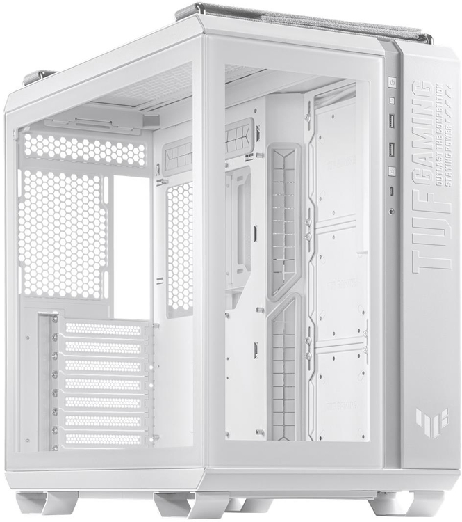ASUS ATX GT502 TUF TG WHITE GAMING CASE | Computer Alliance