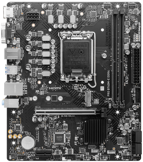 MSI S1700 MicroATX PRO B760M-E DDR4 Motherboard | Computer Alliance