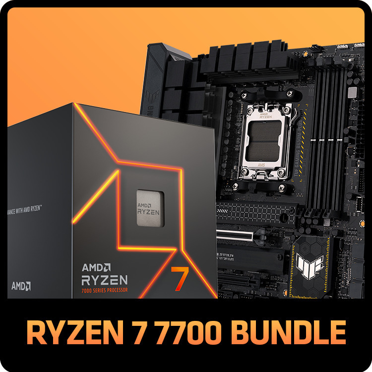 AMD Ryzen 7 7700 + ASUS B650M-Plus | AM5 Bundle | Computer Alliance