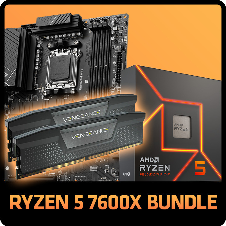 AMD Ryzen 5 7600X + MSI B650-P Pro + Corsair 32GB DDR5 RAM | AM5 Bundle ...