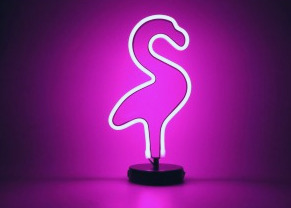 LED Neon Flamingo USB Powered Light TD008 | Computer Alliance