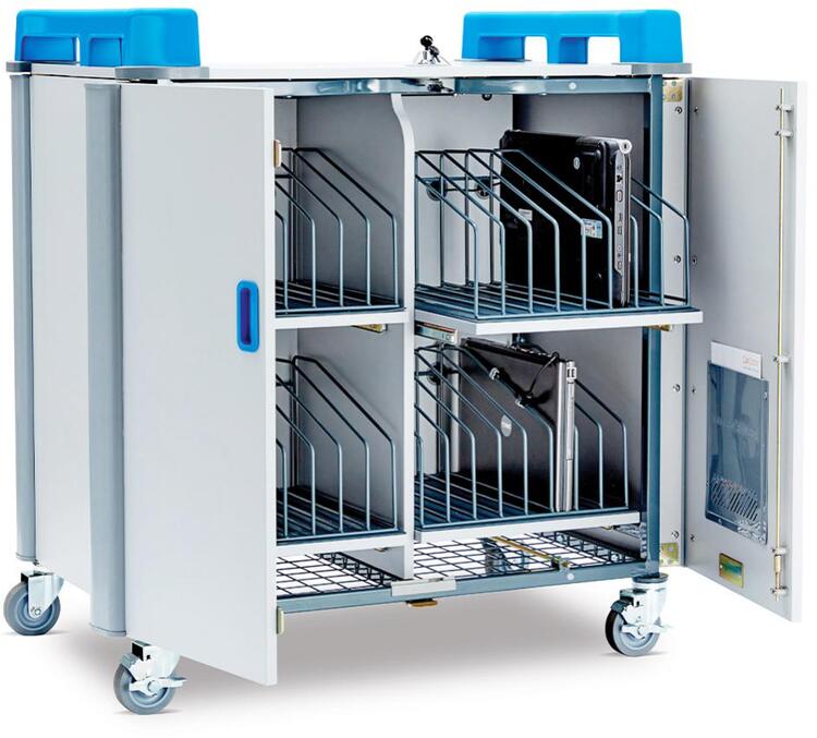 LapCabby Vertical 32-Device Mobile AC Charging Trolley | Computer Alliance