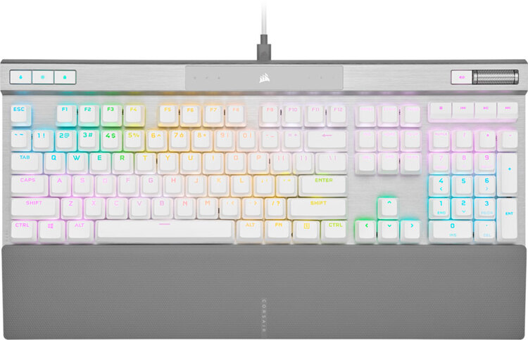 Corsair K70 RGB Pro Optical-Mechanical White CH-910951A-NA Gaming ...