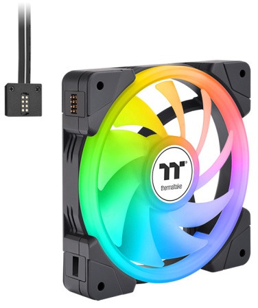 3 x 120mm Thermaltake SWAFAN EX12 ARGB CL-F167-PL12SW-A Magnetic Quick ...