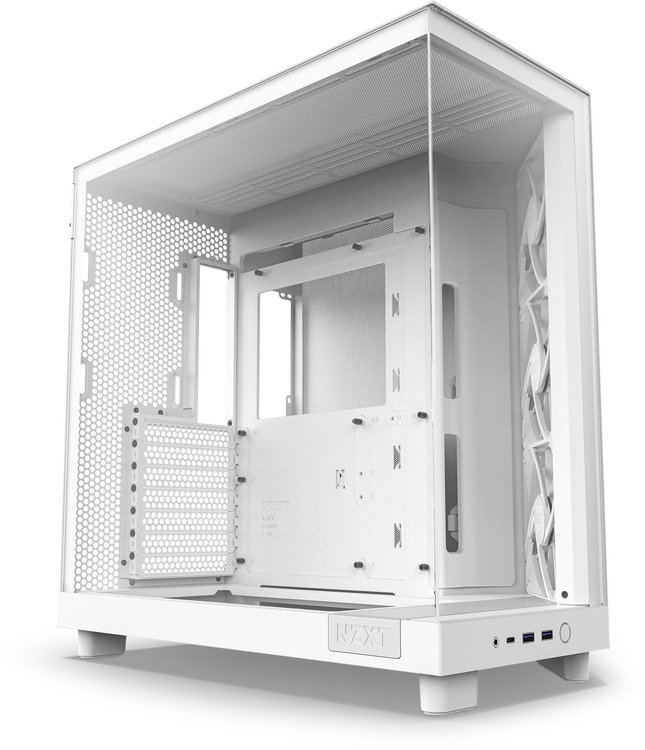 NZXT ATX H6 Flow Edition Case White CC-H61FW-01 | Computer Alliance
