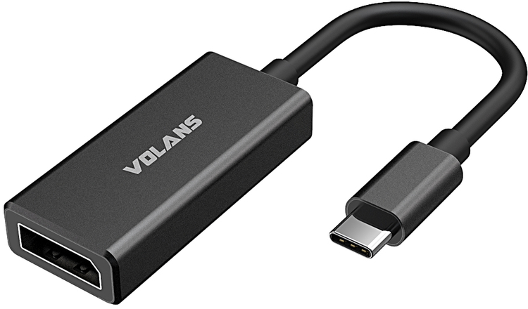 Volans VL-UCDP-8K Aluminium USB Type-C to DisplayPort Adapter | CA