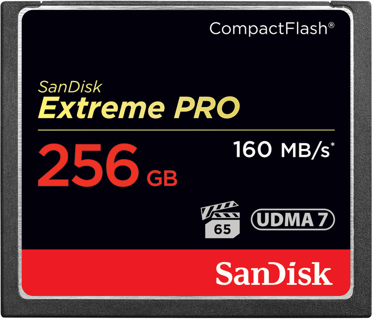 256GB SanDisk Extreme Pro Compact Flash Card SDCFXPS-256G-X46 | CA