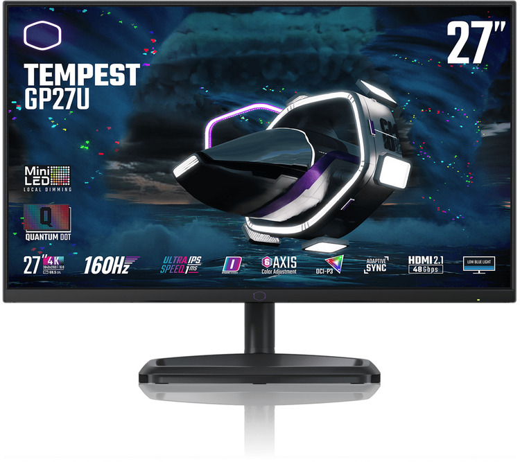 27" Cooler Master CMI-GP27-FUS-AP 160HZ 4K IPS mini-LED Gaming Monitor | CA