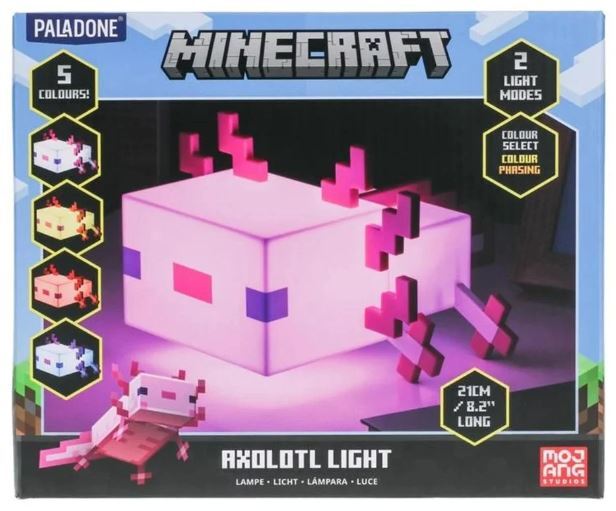 MINECRAFT AXOLOTL LIGHT 5056577714920 | Computer Alliance