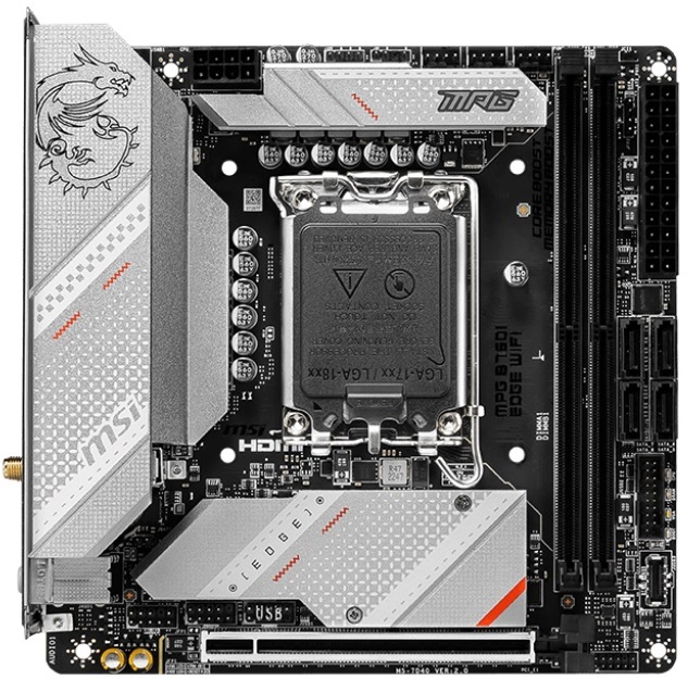 MSI S1700 Mini-ITX MPG B760I EDGE WIFI DDR5 Motherboard | CA
