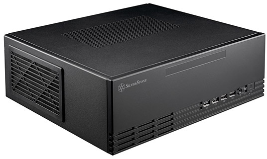 Silverstone ML11B Black MicroATX Compact Case | Computer Alliance