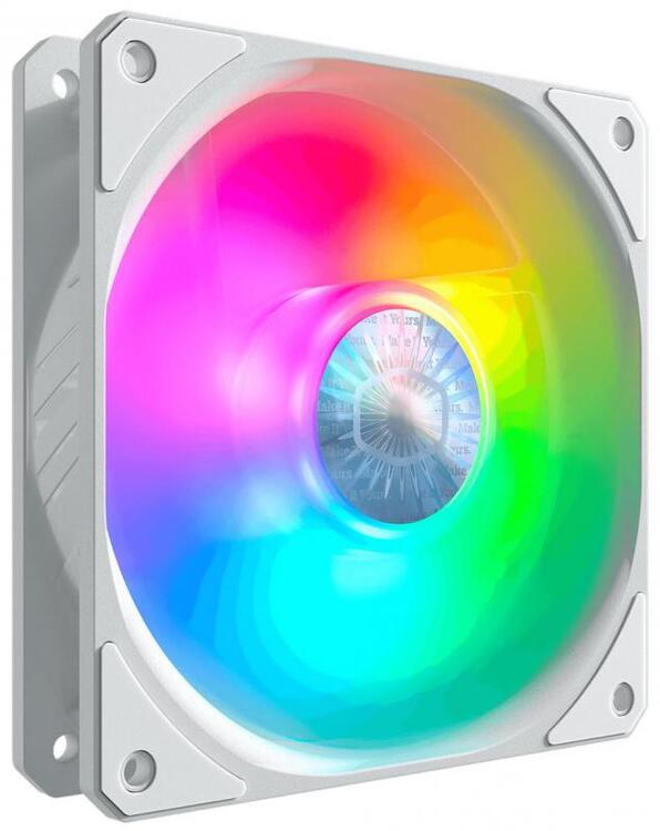 120mm Cooler Master SICKLEFLOW 120 White ARGB Fan | Computer Alliance