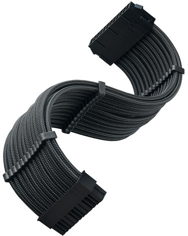 Silverstone PP07E-MBB Black 24-Pin Extension Cable | Computer Alliance