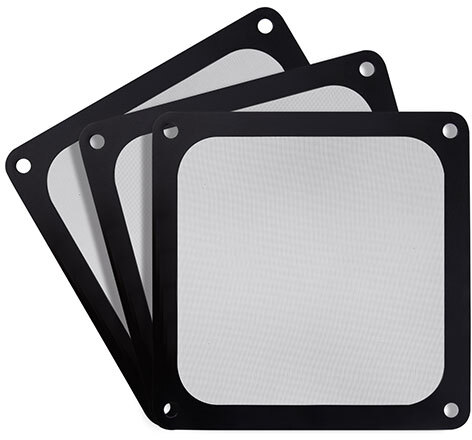 Silverstone 140mm Black Ultra Fine Magnetic Fan Filter 3 Pack | CA