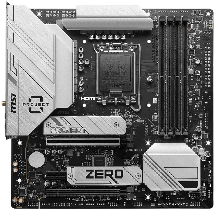 MSI S1700 MicroATX B760M Project Zero DDR5 Motherboard | Computer Alliance