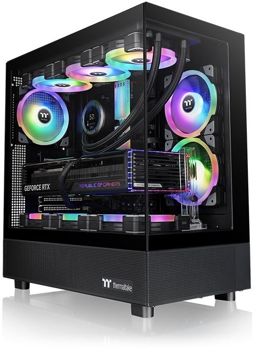 Thermaltake View 270 TG ARGB Mid Tower Case Black Edition | CA