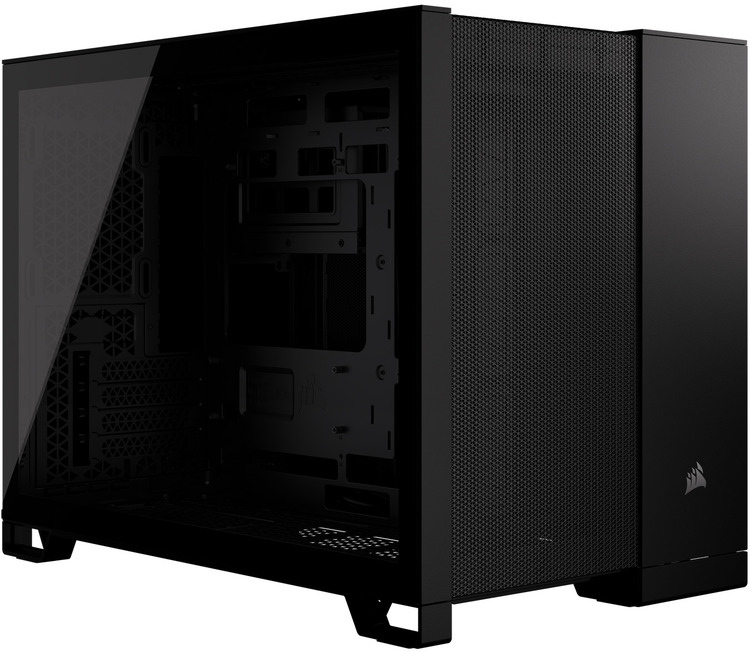 Corsair 2500D AIRFLOW MicroATX Dual Chamber Black PC Case CC-9011263-WW ...