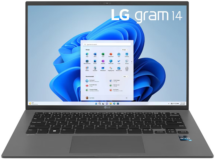 LG Gram 14Z90R-G.AP55A 14" i5 Laptop Win 11 Pro | Computer Alliance