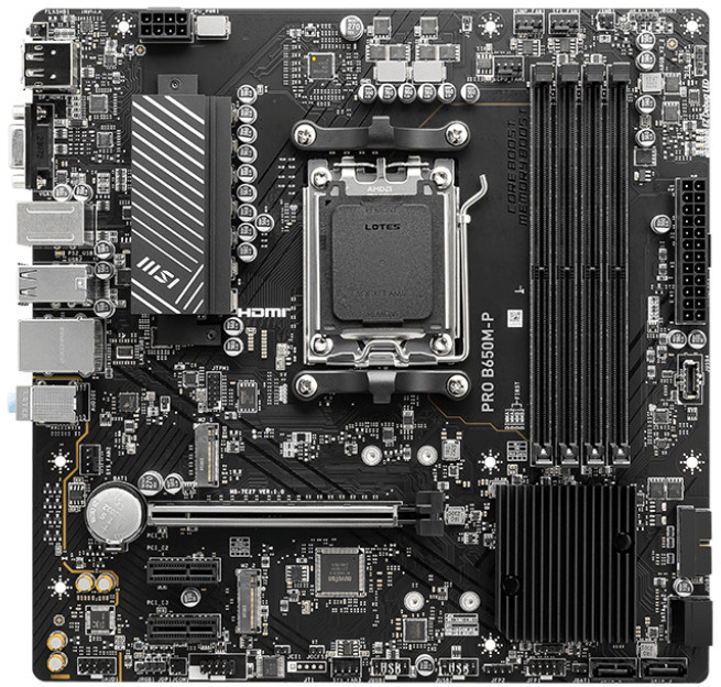 MSI AM5 MicroATX PRO B650M-P DDR5 Motherboard | Computer Alliance