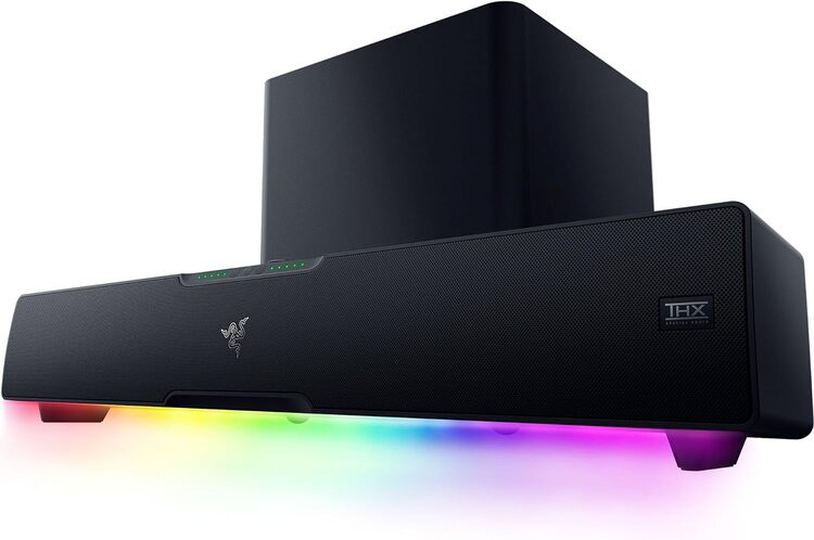 Razer Leviathan V2 Pro AI-Powered Beamforming PC Gaming Soundbar with ...