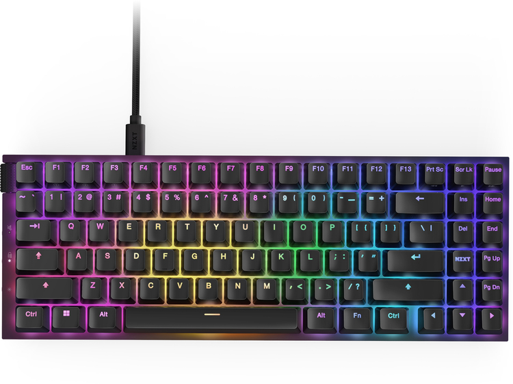 NZXT Function 2 Mini TKL Gaming Keyboard Black KB-002NB-US | CA
