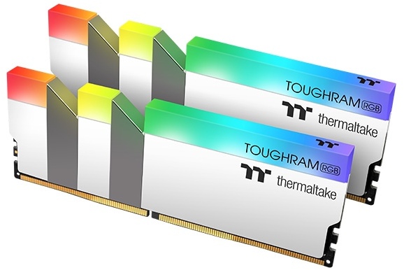 32GB DDR4 (2 x 16GB) Thermaltake TOUGHRAM RGB 3600MHz CL18 Memory White | CA