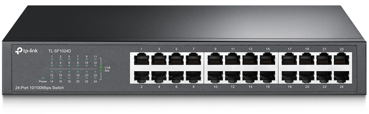 24 Port TP-Link TL-SF1024D 10/100Mbps Desktop/Rackmount Switch | CA