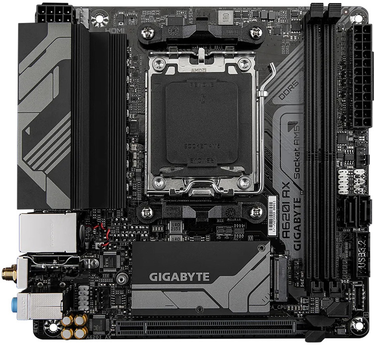 Gigabyte AM5 Mini-ITX A620I AX DDR5 Motherboard | Computer Alliance