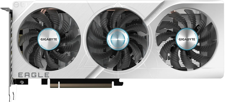 Gigabyte RTX 4060 8GB Eagle OC ICE Graphics Card GV-N4060EAGLEOC ICE ...