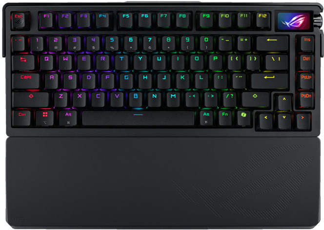 Asus ROG Azoth Extreme RGB Linear-Snow Mechanical Wireless Gaming ...