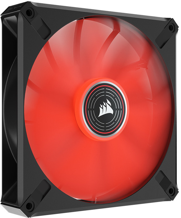 140mm Corsair ML140 LED Elite Red PWM Fan | Computer Alliance