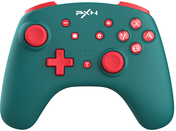 PXN-9607X Wireless Controller for Switch Cyan Red | Computer Alliance