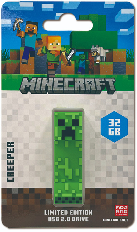 32GB Verbatim Minecraft Collectors Edition USB Flash Drive Creeper | CA