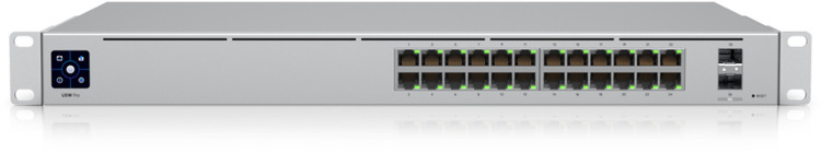 24-Port Ubiquiti USW-Pro-24 Layer 3 Gigabit Switch with 10GbE SFP+ | CA