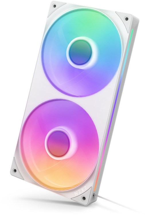280mm NZXT F280 Single-Frame RGB Core Fan White | Computer Alliance