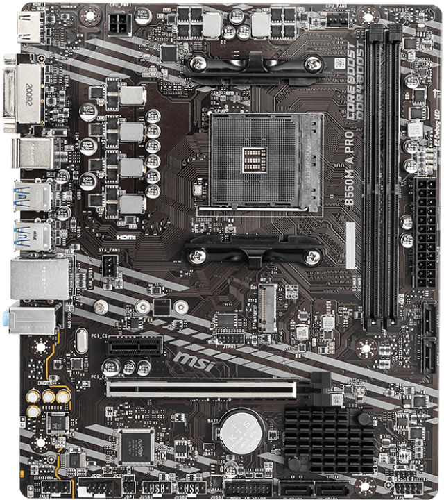 MSI AM4 Micro-ATX B550M-A PRO DDR4 Motherboard | Computer Alliance