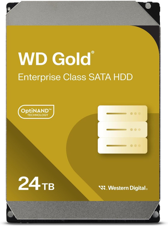 24TB WD Gold Enterprise Class 3.5" 7200rpm SATA HDD WD241KRYZ | CA