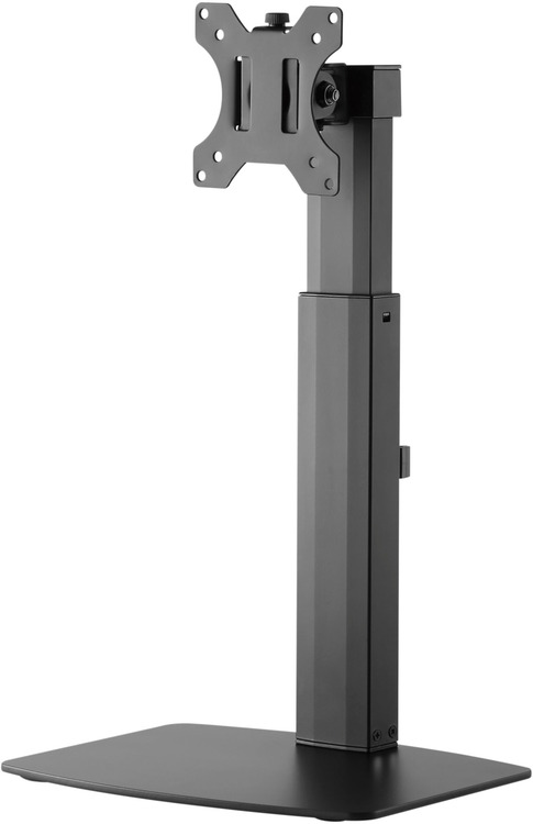 17"-32" Brateck Single Pneumatic Vertical Lift Monitor Stand Black | CA