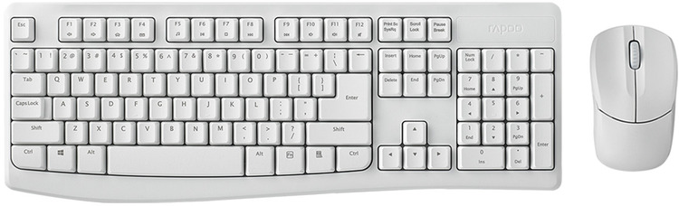 Rapoo X1800Pro Wireless Mouse & Keyboard Combo White | CA