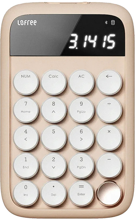 Lofree Dual-Mode Wireless Numpad and Calculator with Clicky Blue Switch ...