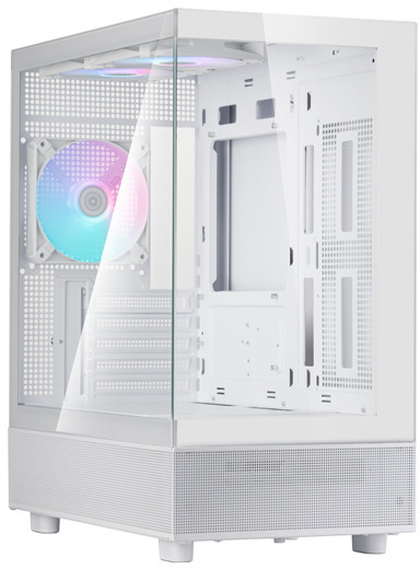 SilverStone LD04 RGB Micro-ATX Gaming Case White | Computer Alliance
