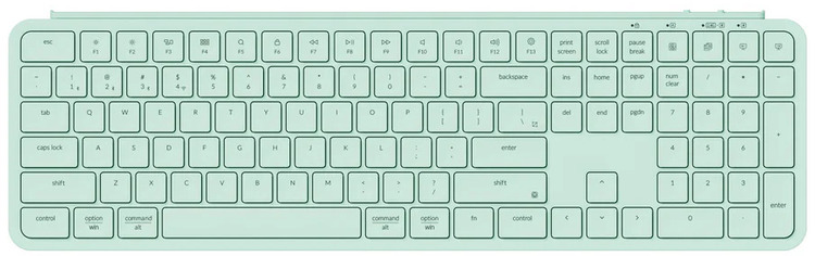 Keychron B6 Pro Ultra-Slim Wireless Keyboard Green | Computer Alliance