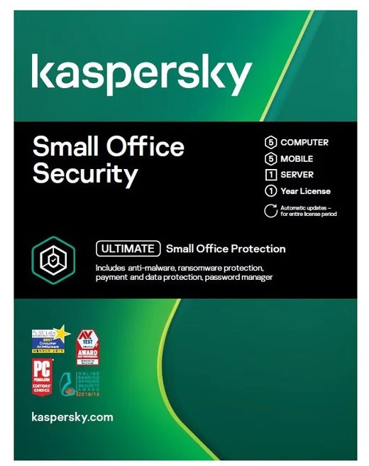 Kaspersky Small Office Security 10 User + Server - 1 Year | CA