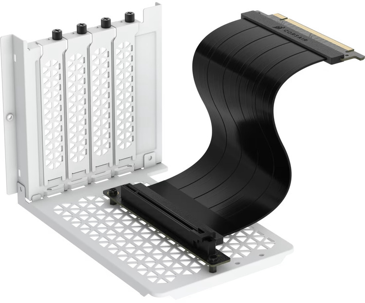 6500 Series Vertical GPU Mount Kit White | Computer Alliance